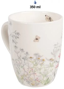 Porcelánový hrnek s motivem divoké louky Wildflower Fields – 350 ml