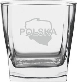 Sada 2 sklenic na whisky, gravírování Polsko