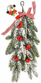 Vánoční dekorační větvička, 35cm