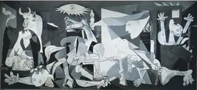EDUCA Panoramatické puzzle Guernic - Pablo Picasso / 3000 dílků / od 1
