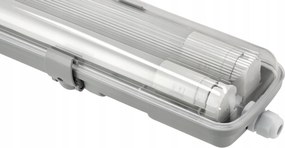 8x Hermetické svítidlo 120 cm s LED trubicemi do garáže a dílny