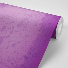 Samolepící tapeta fialová arabeska na abstraktním pozadí