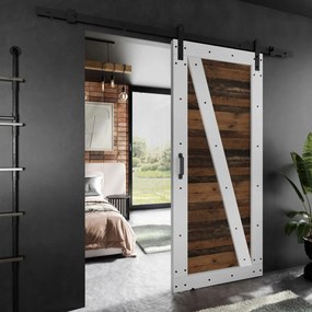 Posuvné dveře LOFT ADIO 4 bílý + old style 90