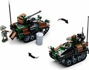 Sluban Model Bricks M38-B0750 Malý tank Wiesel AWC 2v1 / LEGO - kompat