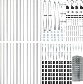 Venkovní euro plot s hroty 50 x 0,6 m Pozinkovaná ocel Stříbrná 3350785