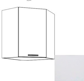 Kuchyňská skříňka rohová horní Naturel Gia 60 cm bílá mat WC606072BM