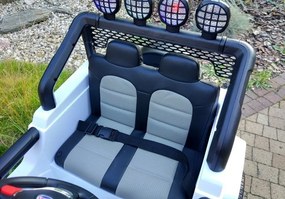 LEAN CARS Elektrické autíčko Jeep S2388 bílé 4x45W