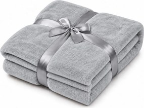 Flanelová deka SOFTIRA, světle šedá Rozměr: 150 x 200 cm