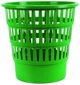 Plastový odpadkový koš DONAU perforovaný 16l zelený