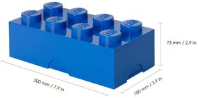 Lego® Modrý box na svačinu LEGO® Lunch 20 x 10 cm
