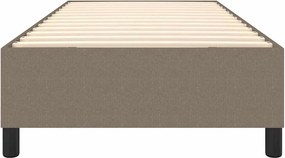 Rám postele s boxspringem taupe 90x190 cm textil 3120826