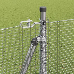 Svařovaná drátěná plotina s betonovou základnou 10 x 1,4 m 3352289