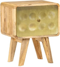 Noční stolek z masivního mangovníkového dřeva | 40x30x49 cm