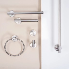 Rea Modern, koupelnový věšák na ručník 26,5cm, 6610a, broušená ocel, REA-98014