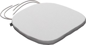 Sedák Bartek barva bílá látka poloprůhledná, pletený vzor