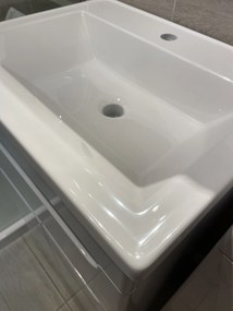 Kingsbath Eliba Credo S 55 koupelnová skříňka s umyvadlem z litého mramoru