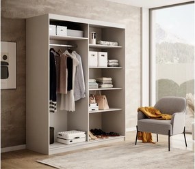 ADRK Furniture Posuvná skříň Delia 160 ADRK-SW-DEL-160-W