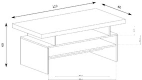 Obývací stěna INDIANAPOLIS s | sestava A | 330 cm + stolek 120x60 cm | jasan světlý