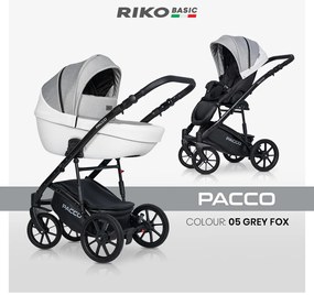 Kombinovaný kočárek Riko Basic Pacco Grey Fox