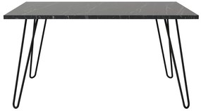 Konferenční stolek Dario (mramor + černá). 1089585