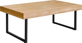 XXXLutz KONFERENČNÍ STOLEK, černá, barvy dubu, dřevo, kov, kompozitní dřevo, 110/65/42,5 cm MID.YOU - Konferenční stolky - 002510000301