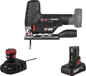 Parkside Performance® Aku přímočará pila Ppstka 12 A1, 2 Ah a 5 Ah