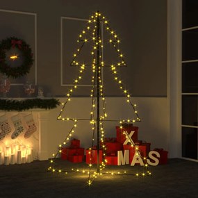 328571 vidaXL Vánoční stromek kužel 200 LED diod dovnitř i ven 98 x 150 cm