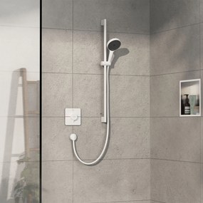 Hansgrohe ShowerSelect Comfort Q, termostat pod omítku pro 1 spotřebič, bílá matná, HAN-15581700