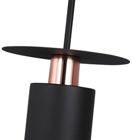Toolight Závěsné svítidlo s APP1145-1CP Black Rose Gold