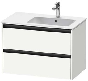 Duravit Ketho.2 - Umyvadlová skříňka 55x81x48 cm, 2 zásuvky, matná bílá K25268018180000