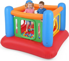 Costway Nafukovací skákací hrad 3 v 1 hrací hrad míčové – 160 × 160 × 125 cm