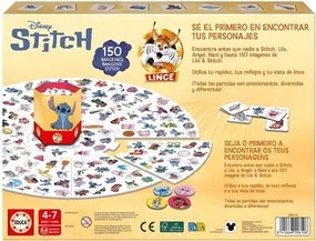 EDUCA Hra Lynx Stitch 150 obrázků / Postřehová hra / 150 kartiček / 4