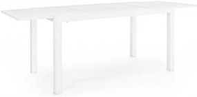 BIZZOTTO Rozkládací zahradní stůl HILDO 140x77 cm bílý 0662851