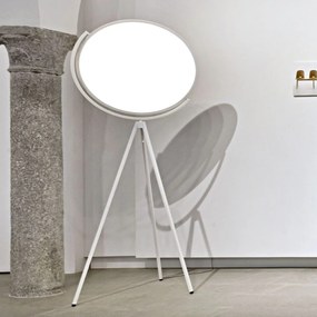 Flos F6630009 Superloon, bílá stojací designová lampa se stmívačem, 40W LED, 197cm