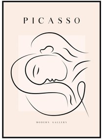 Pablo Picasso - Polibek 30 x 40 cm