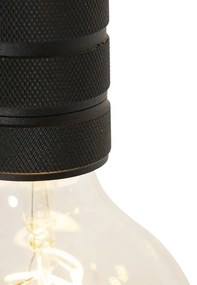 Designové závěsné svítidlo černé 9 světel - Cavalux