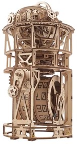Ugears - 3D dřevěné mechanické puzzle Hodinový strojek s tourbillonem