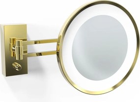 Kosmetické zvětšovací zrcátko x3 BS 36 nástěnné zlaté