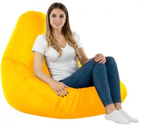 Sedací vak DROP XXL žlutý OUTDOOR