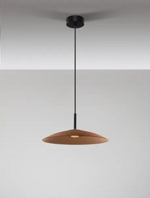 LED černo-moce hnědé moderní svítidlo Polifemo