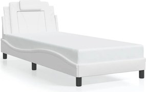Rám postele Viana s LED bez matrace bílý 90 x 200 cm 3213995
