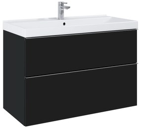 Elita Look, umyvadlová skříňka 100x45x64 cm 2S PDW, černá matná, ELT-168107