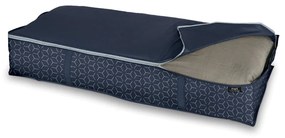 Tmavě modrý úložný box pod postel Domopak Metrik, 95 x 45 cm