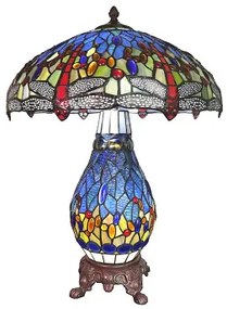 Stolní lampa Tiffany DRAGONFLY