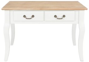 Konferenční stolek bílý 80 x 80 x 50 cm dřevo,  280061