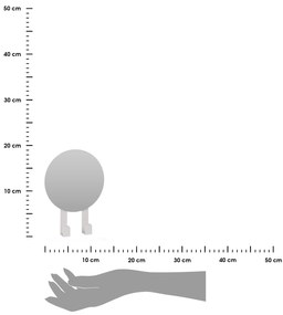 Zrcadlo s háčky Lekkie