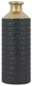 Terakotová dekorativní váza 39 cm černá ARSIN Beliani