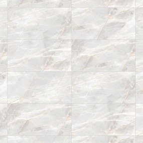 Mexen Cressida White glazovaná kamenina rekt. G1, podlahová-stěnová dlaždice 120 x 60 cm, lesk - TL135-120-060-01