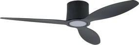 ZEVENTI - LED Stropní ventilátor VENTORA LED/24W/230V Wi-Fi Tuya černá + DO