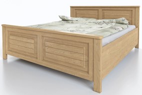 Vlastní výroba Jasanová postel Martina s úložným prostorem